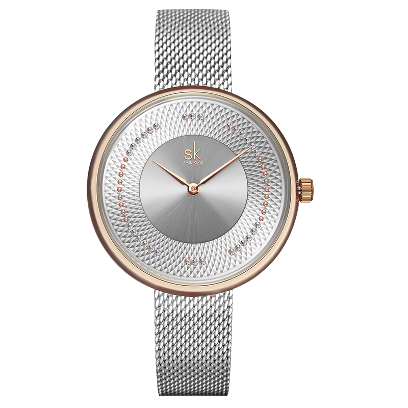 K0132-Simple Exquisite and Stylish Sun texture Quartz Women's watch ...